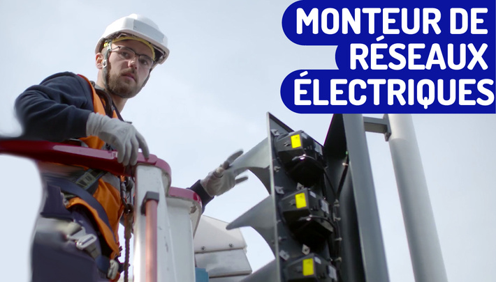 Monteur de réseaux électriques - OnisepTV : l’information pour l’orientation en vidéo