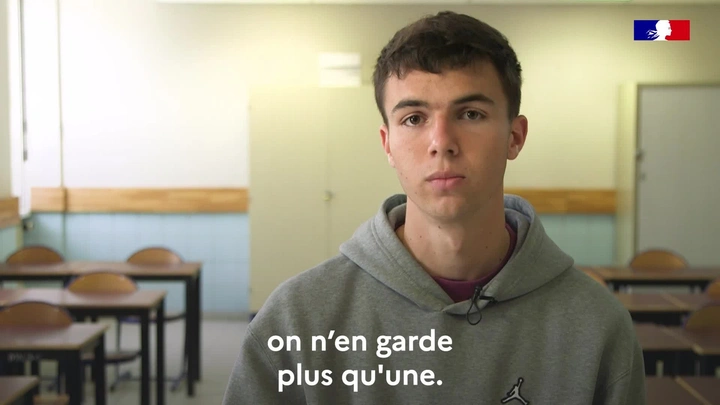 Lois, étudiant en 1ère année du parcours Humanités du Cycle pluridisciplinaire d'études ...